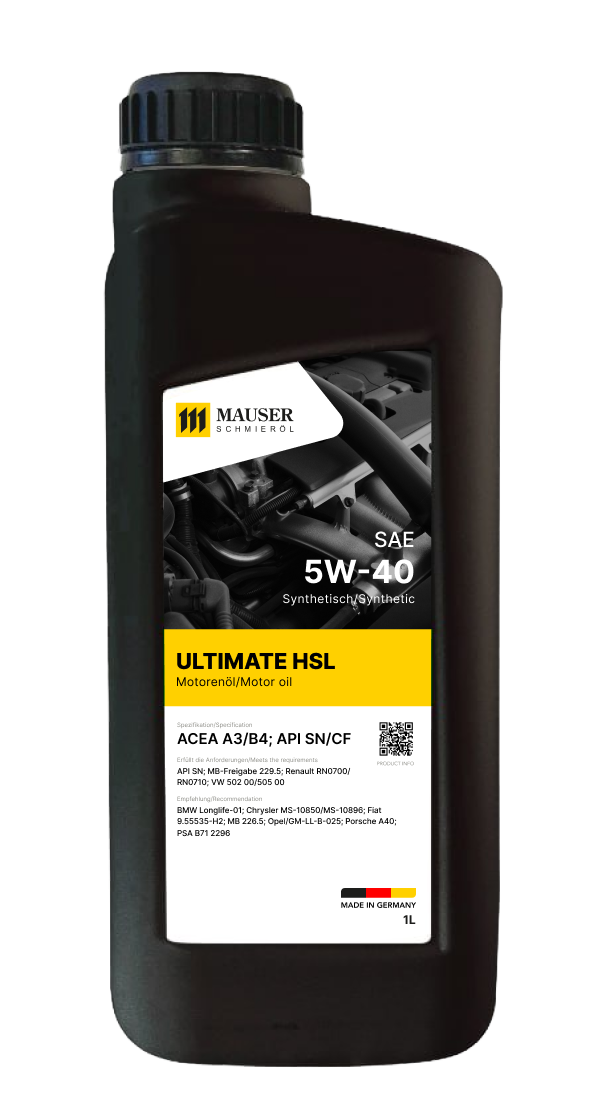MAUSER Ultimate HSL SAE 5W-40